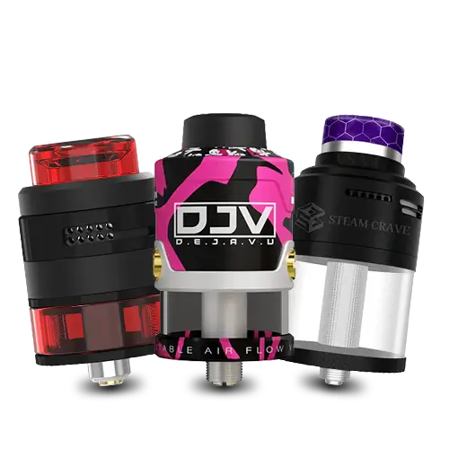 RDTA Tanks | Rebuildable Dripping Tank atomisers UK | Ecigone