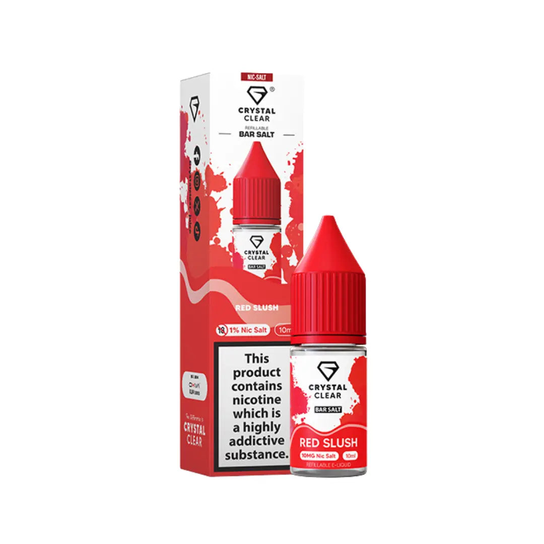 Crystal Clear Red Slush 10ml Nic Salt - UK