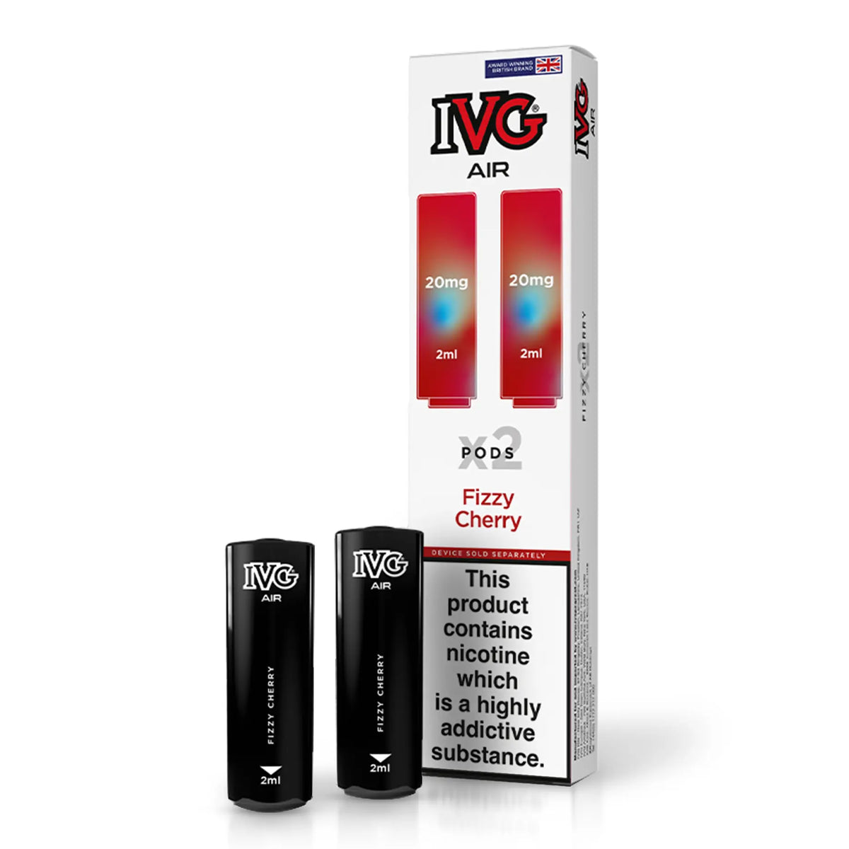 IVG Air Fizzy Cherry Refill Pod 1200 Puffs