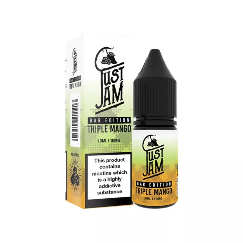 Just Jam Bar Edition Nic Salt Triple Mango 10ml | £1.99