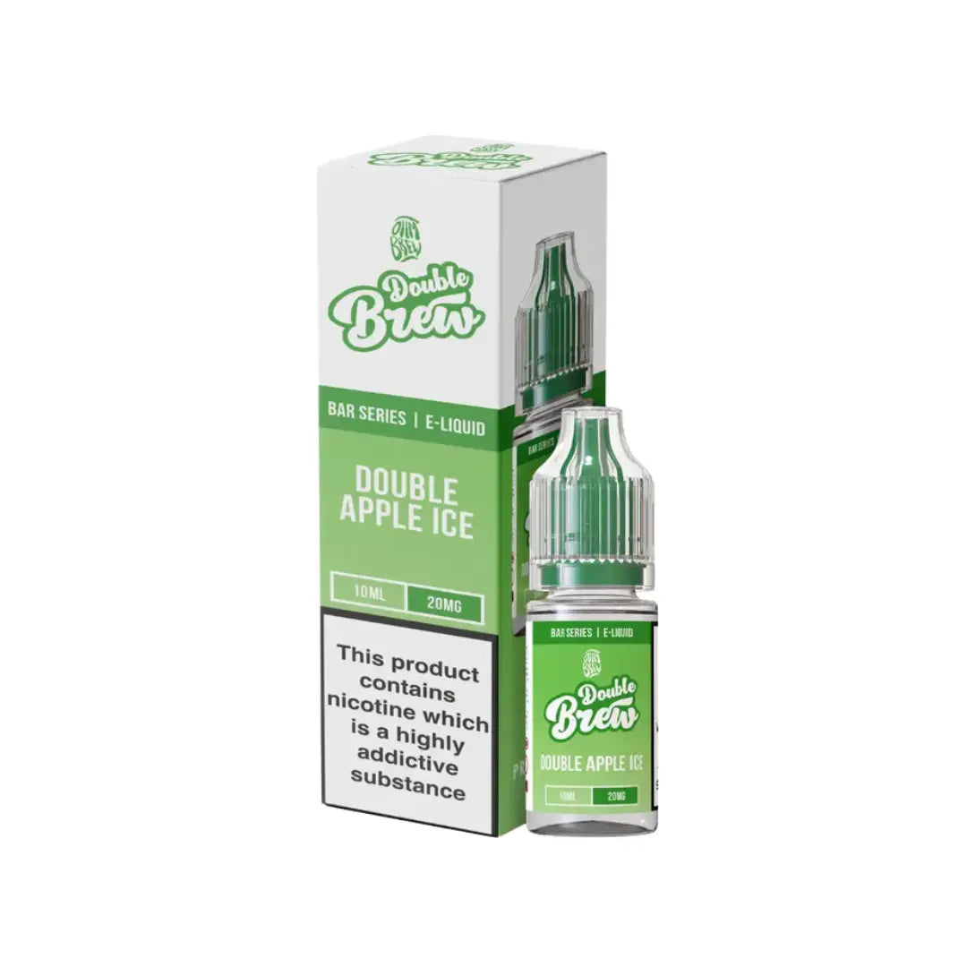 Ohm Brew Double Brew Double Apple Ice 10ml Nic Salt - UK