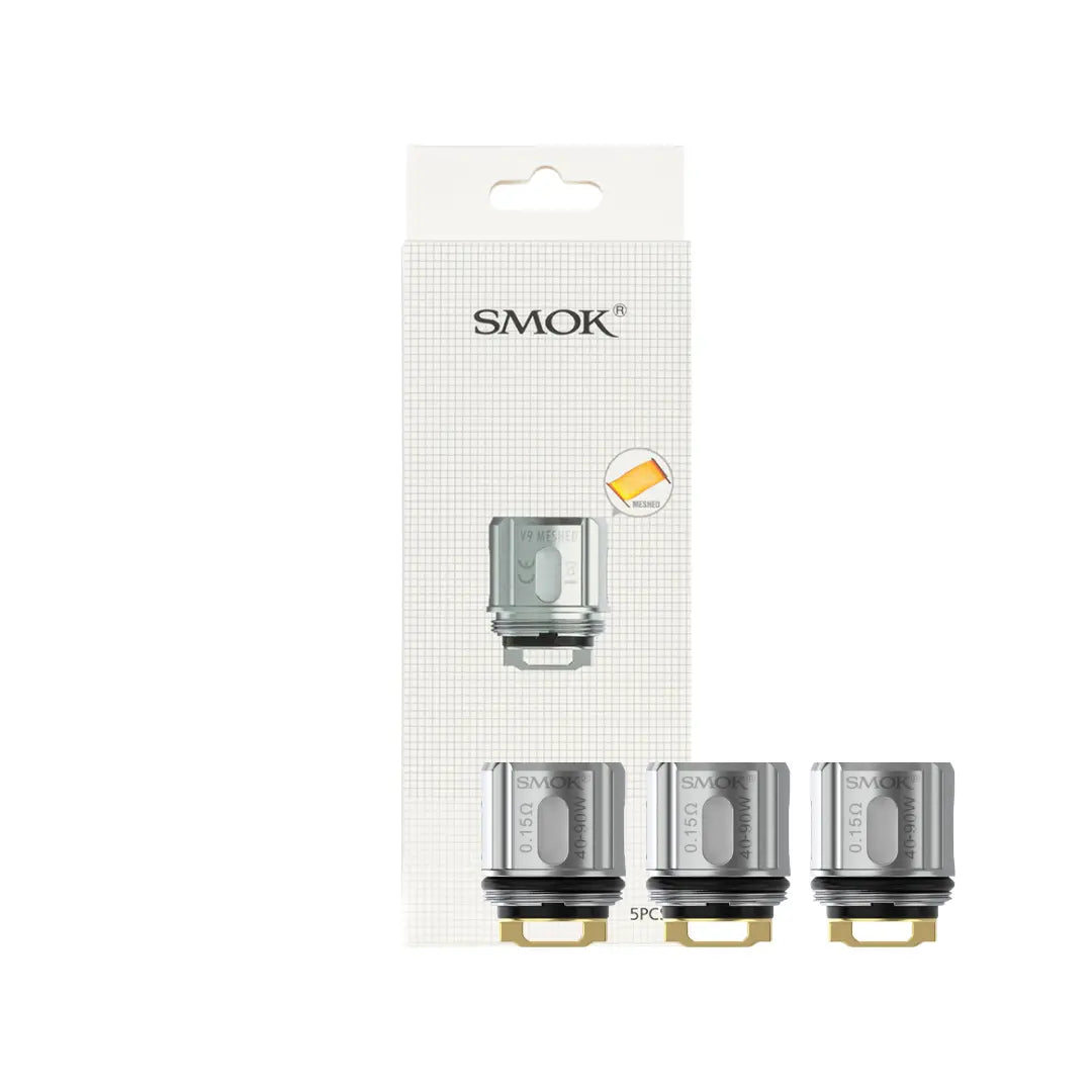SMOK TFV9 Replacement Mesh Coils - 0.15Ω Kanthal, Pack of 5