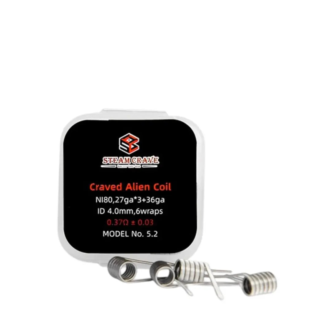 Steam Crave Premade Coils | Alien Coils for RTAs, RDTAs & RDAs