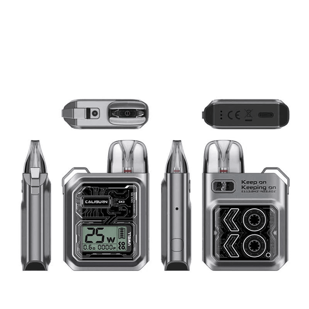 Uwell Caliburn GK3 Pod Vape Kit | Dual Airflow | G3 Pod Compatible